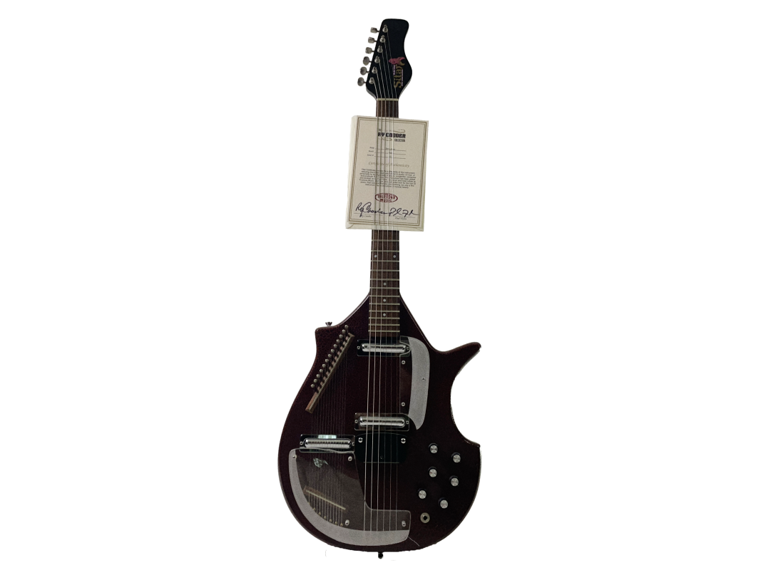 Jerry Jones Coral Sitar Electric Guitar - Owned by Ry Cooder w / COA ...