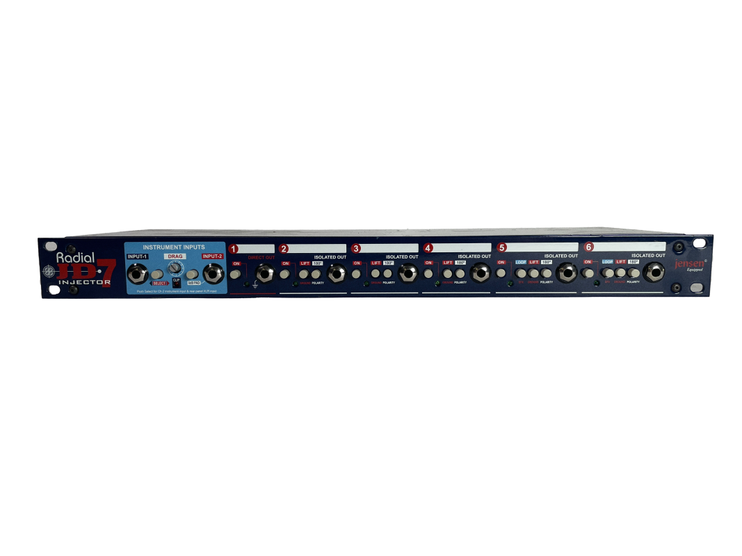 Radial JD7 - Studio Guitar DI & Splitter / run 7 amps - 2 fx loops ...