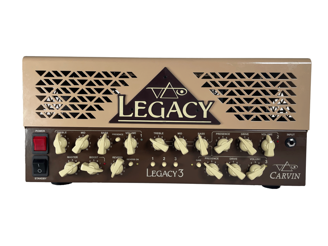 Carvin VL300 Legacy 3 100W Vai 3-Channel Tube Amplifier Head w/ Box ...