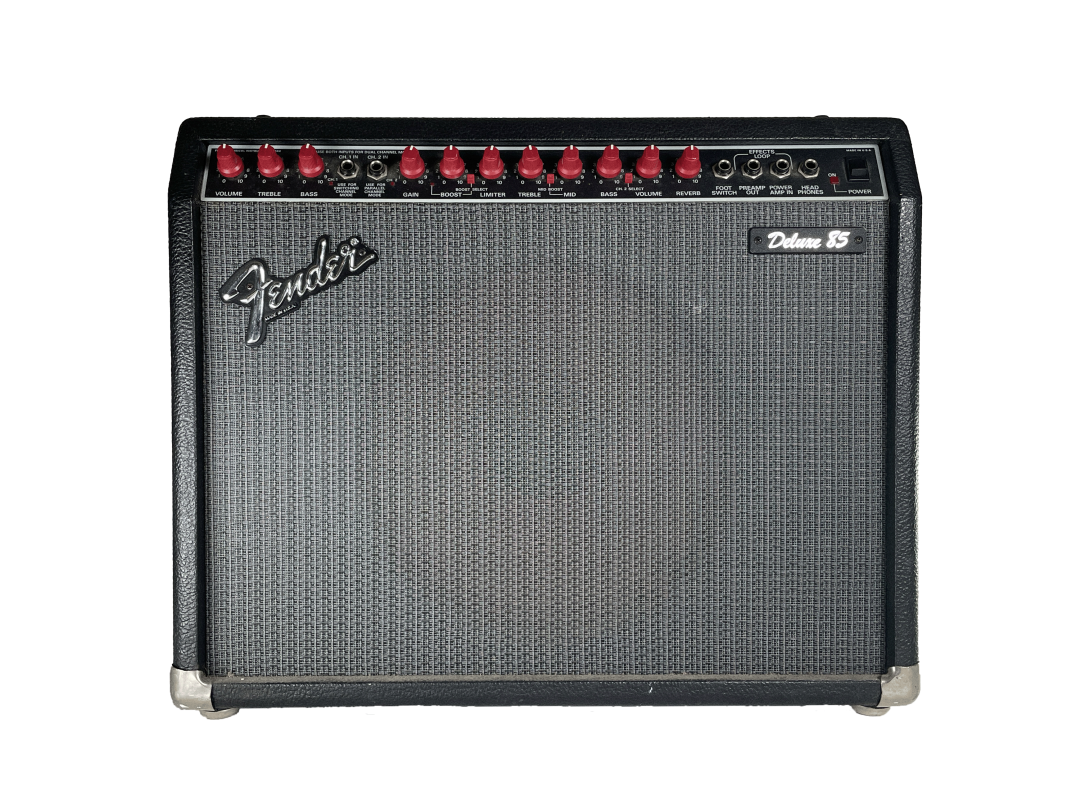 Fender Deluxe 85 2-Channel 85-Watt 1x12" Solid State Guitar Combo ...