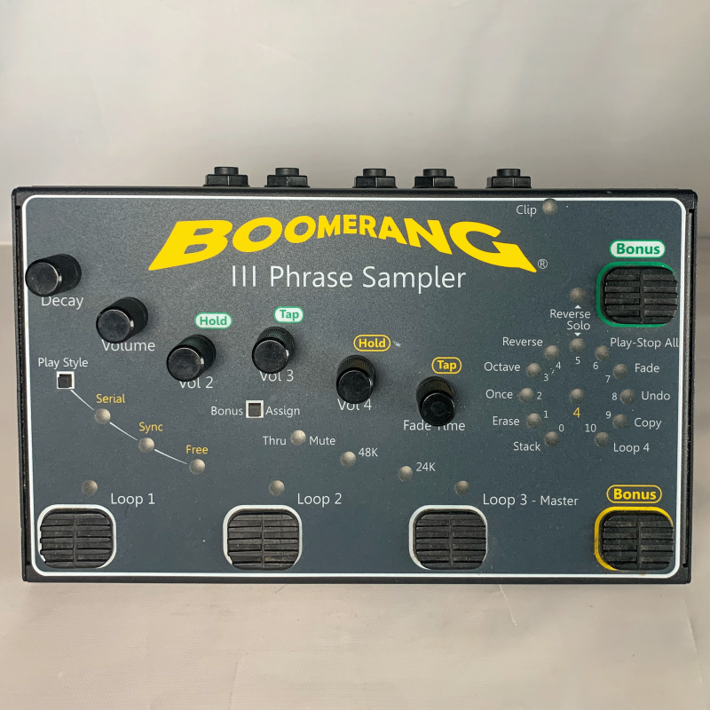 Boomerang III Phrase Sampler Looper Effect Pedal w/ FX - Eclectic Sounds